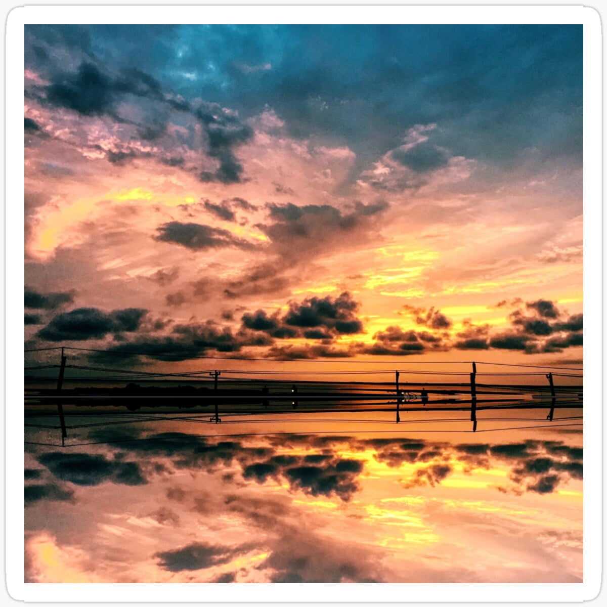 DOPASTICKER Sunset Sticker Birthday Gifts Phone Sticker, Latop Sticker ...