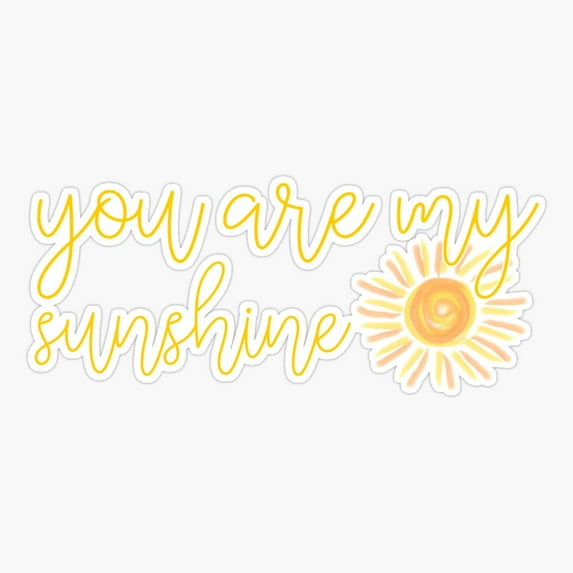 DOPASTICKER Sunshine Sticker, Phone Sticker Water Bottle Sticker Car ...