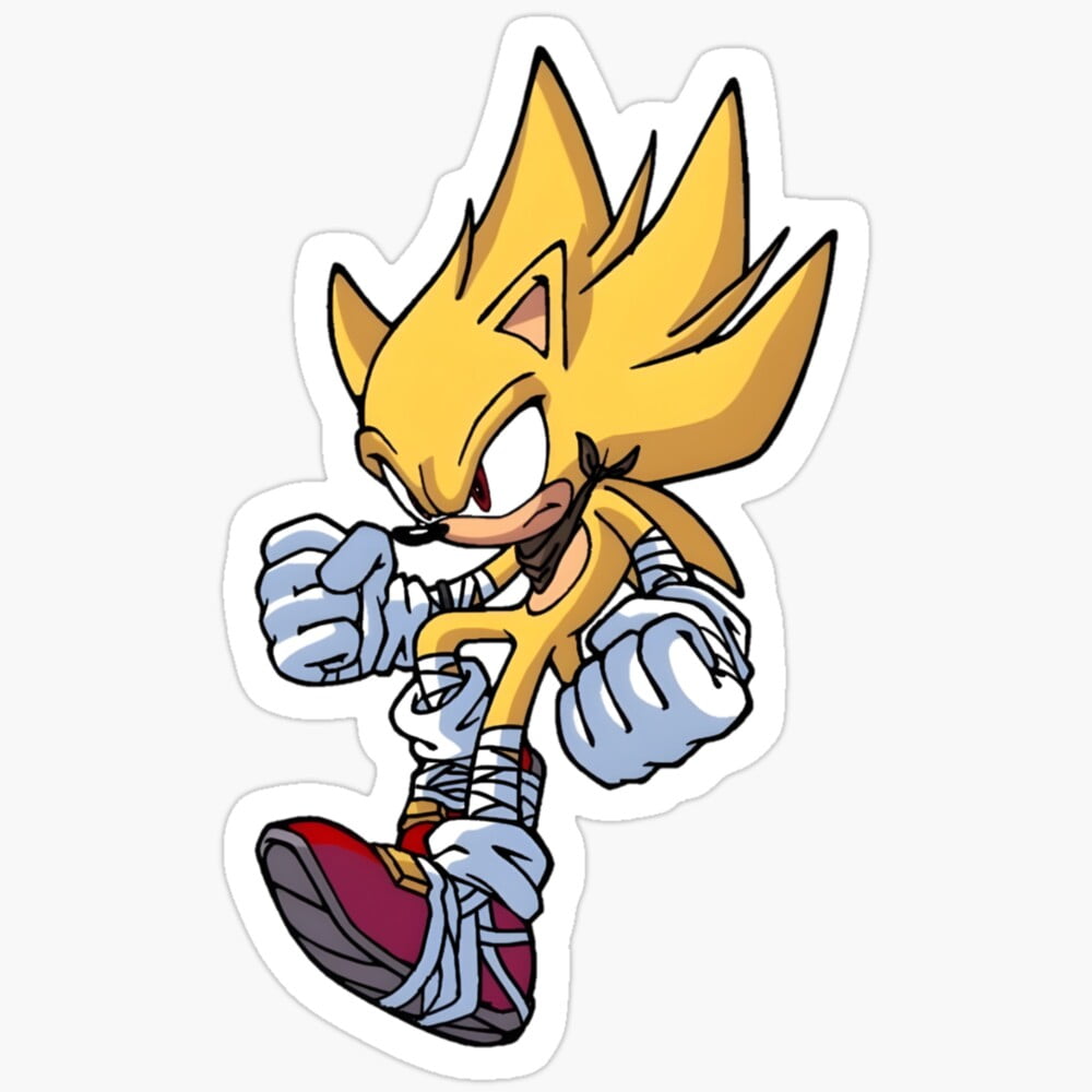 DOPASTICKER Super Hedgehog Sticker Phone Sticker, Latop Sticker, Lover ...