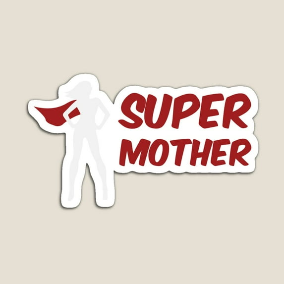 DOPASTICKER Super Mother Best Gift Mother'S Day Sticker Decorative ...
