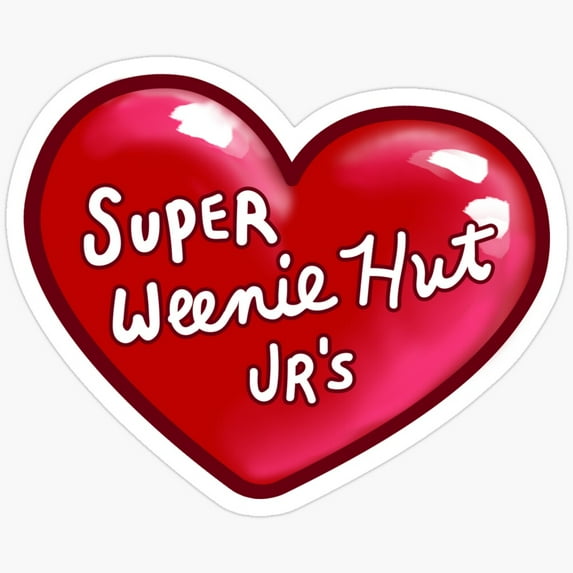DOPASTICKER Super Weenie Hut Jrs Sticker Phone Sticker, Latop Sticker ...