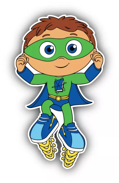 DOPASTICKER Super Why Cartoon Sticker Decal Phone Decal Water Bottle ...