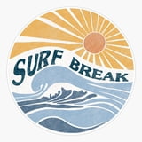 DOPASTICKER Surf Break Sticker, Phone Sticker Car Stickers, Birthday ...