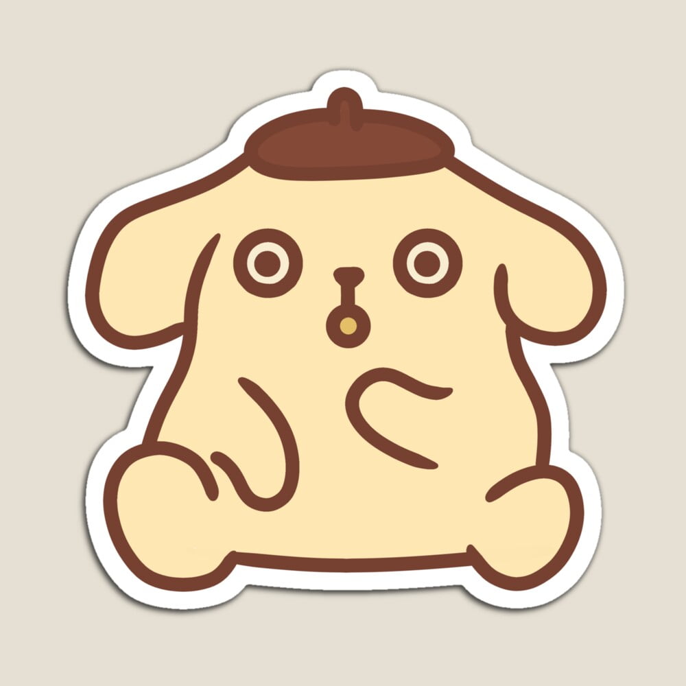 DOPASTICKER Surprised Pompompurin! Decorative Laptop, Phone Stickers ...
