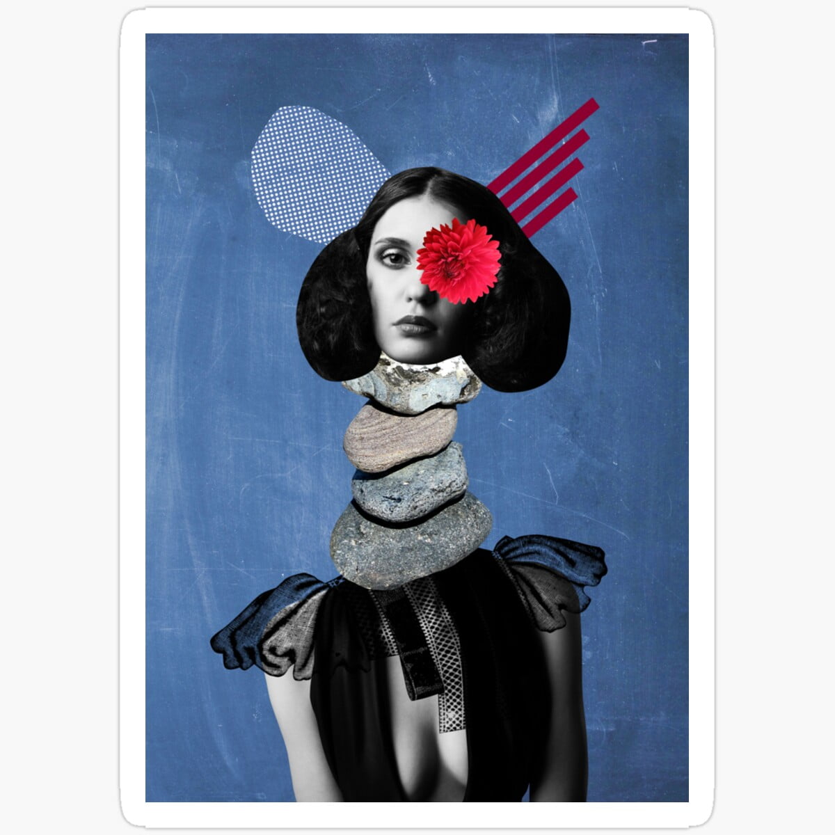 DOPASTICKER Surrealism, Surreal Collage, Whimsical Portrait, Geekery ...