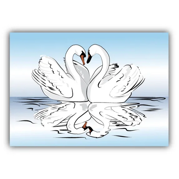 DOPASTICKER Swan Love Sticker Decal Phone Decal Water Bottle Stickers ...