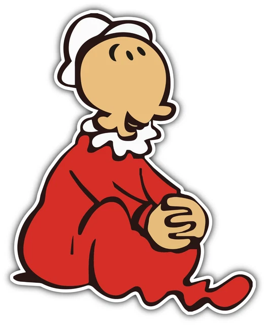 DOPASTICKER Swee'Pea Popeye The Sailor Swee Pea Car Window Locker ...
