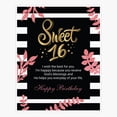 DOPASTICKER Sweet 16 Birthday With Christian Quotes Sticker, Phone ...