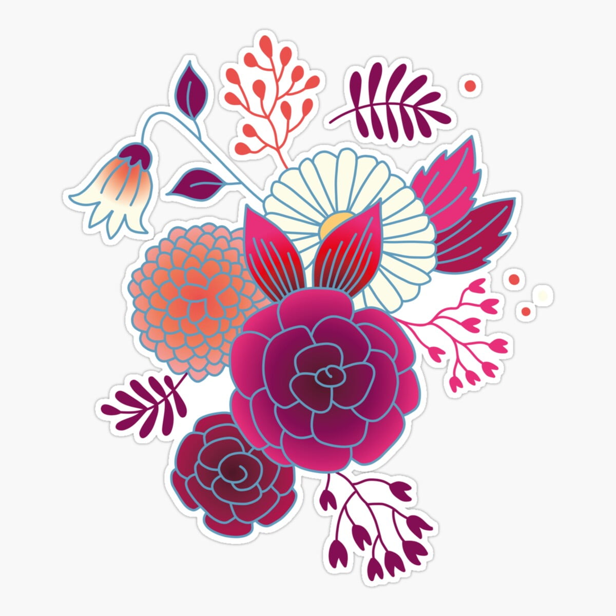 DOPASTICKER Sweet Home, Gardener'S Delight Sticker, Phone Sticker Car ...