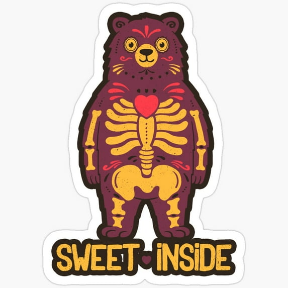 DOPASTICKER Sweet Inside Sticker Phone Decal Water Bottle Stickers ...