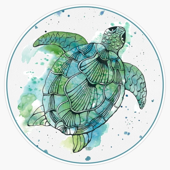 DOPASTICKER Swim For It (Circle) Sticker, Phone Sticker Car Stickers ...