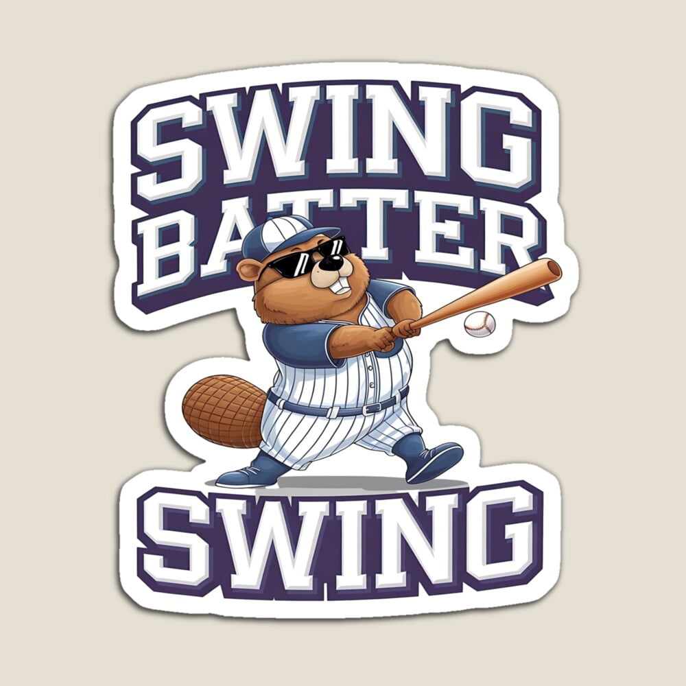 DOPASTICKER Swing Batter Swing - Home Run Hitter - Born To Baseball ...