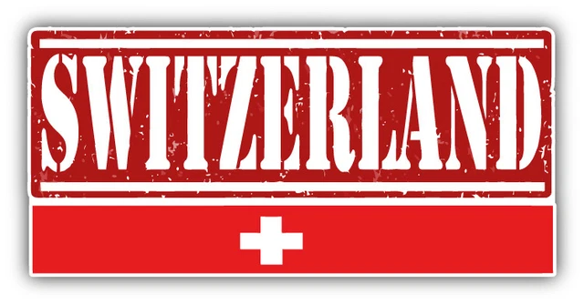 DOPASTICKER Switzerland Grunge Travel Stamp Sticker Decal Phone Decal ...