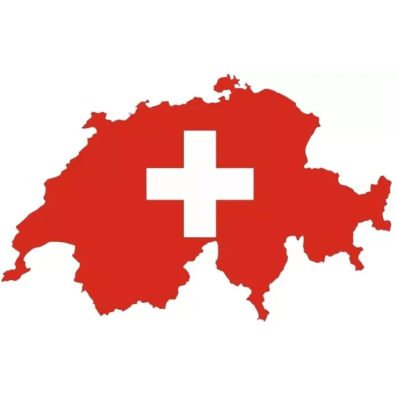 DOPASTICKER Switzerland Map Flag Sticker Hard Hat Sticker Phone Decal ...