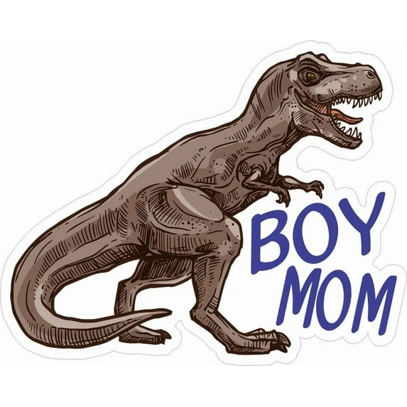 DOPASTICKER T-Rex Boy Mom Sticker Phone Sticker, Latop Sticker, Lover ...