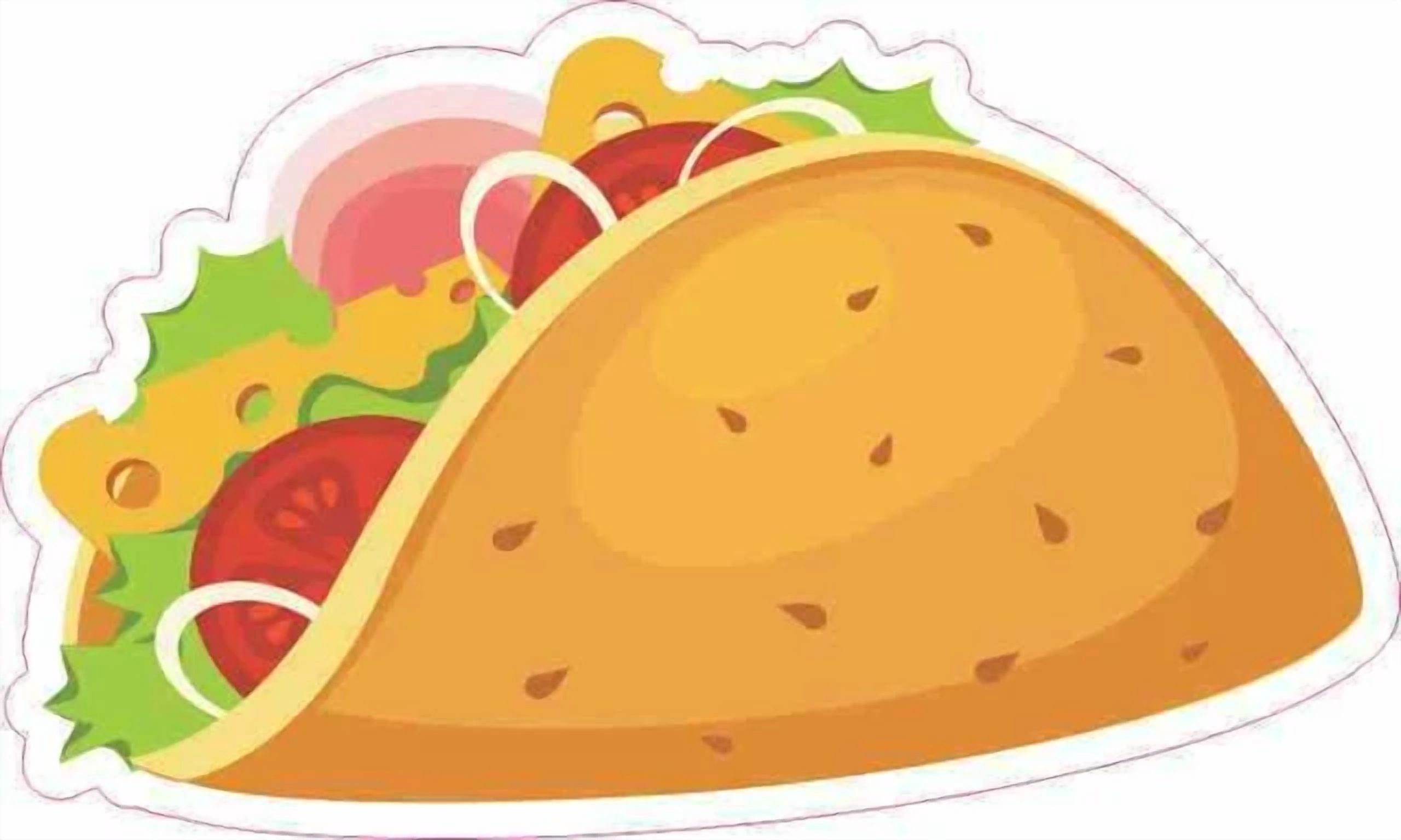 DOPASTICKER Taco Sticker Mexi.Can Food Car Truck Vehicle Sticker Phone ...
