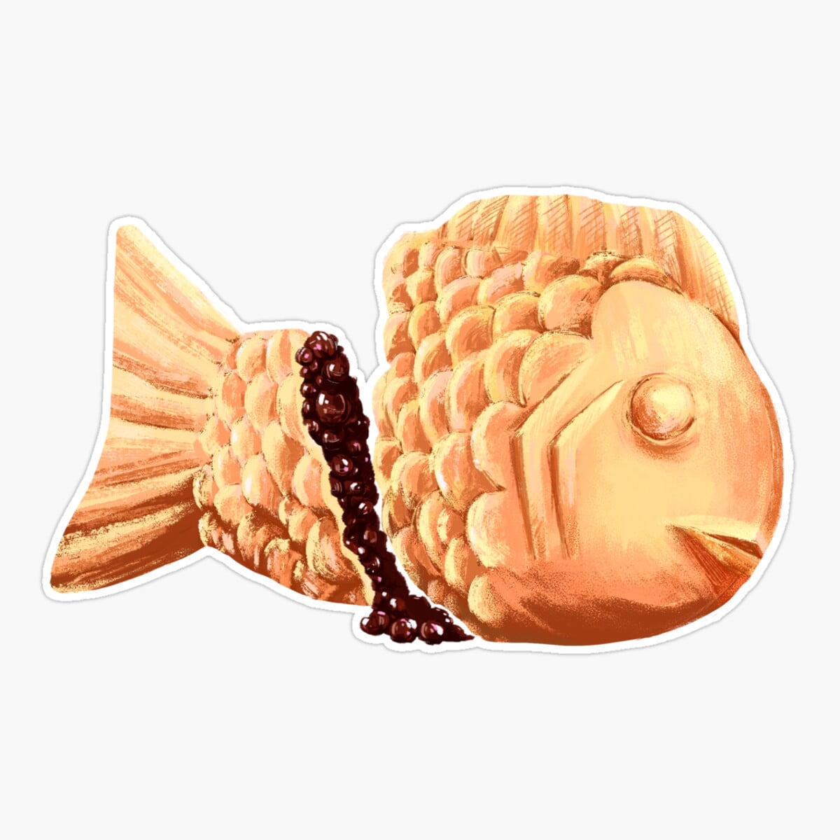 DOPASTICKER Taiyaki Sticker, Phone Sticker Water Bottle Sticker Car ...