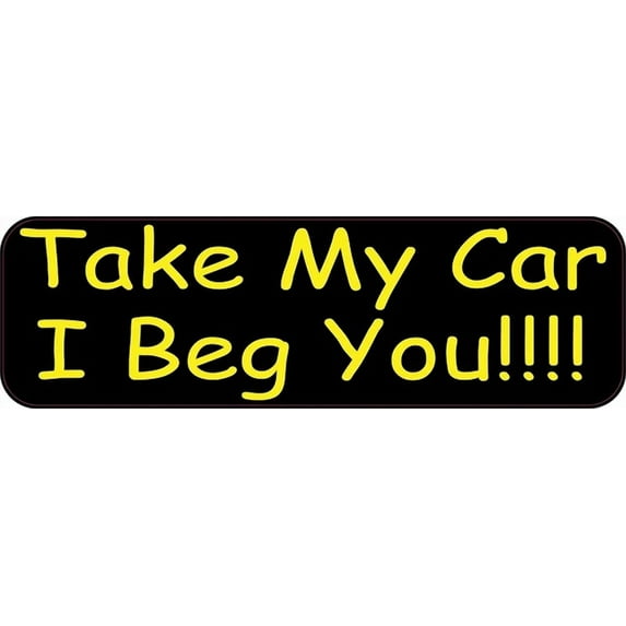 DOPASTICKER Take My Car Sticker Phone Sticker, Latop Sticker, Lover ...