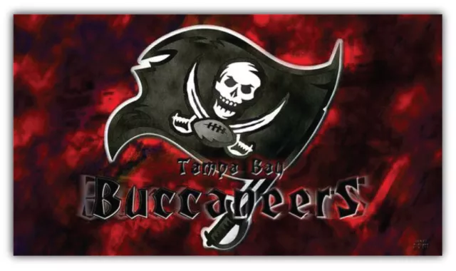 DOPASTICKER Tampa Bay Buccaneers Flag Sticker Decal Phone Decal Water ...