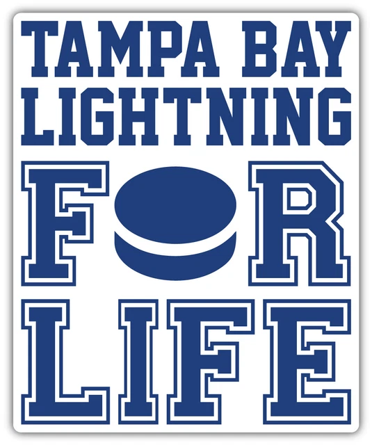 DOPASTICKER Tampa Bay Lightning For Life Sport Car Sticker Phone Water ...