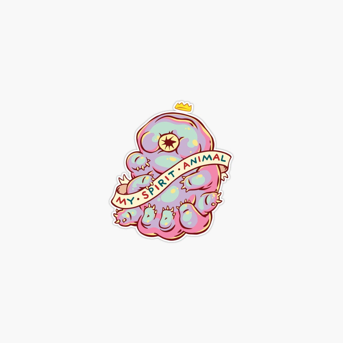 DOPASTICKER Tardigrade, My Spirit Animal Sticker, Phone Sticker Car ...
