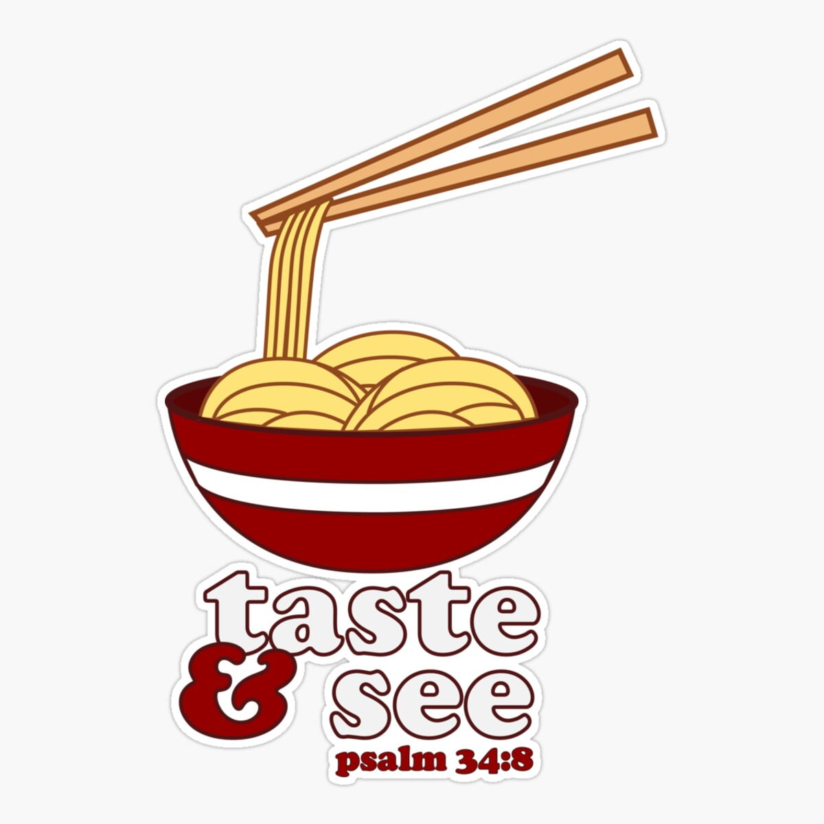 DOPASTICKER Taste And See Sticker, Phone Sticker Water Bottle Sticker ...