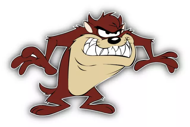 DOPASTICKER Taz Detective Cartoon Car Sticker Decal Phone Decal Water ...