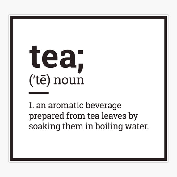 DOPASTICKER Tea Sticker, Phone Sticker Water Bottle Stickers Car ...