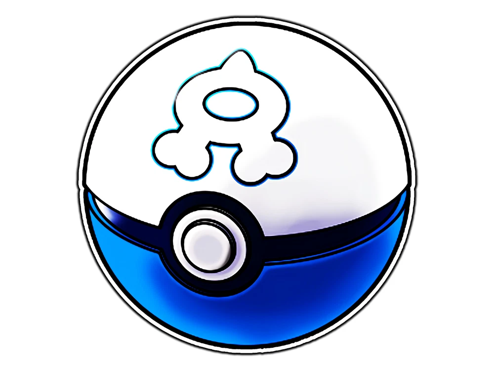 DOPASTICKER Team Aqua Great Ball Poke Ball Phone Decal Water Bottle ...