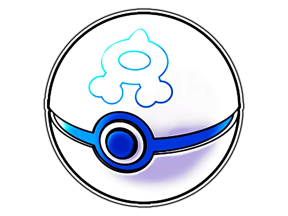 DOPASTICKER Team Aqua Poke Ball Sticker Decal Phone Decal Water Bottle ...