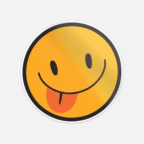 DOPASTICKER Tease Emoticon Sticker Decal Phone Decal Water Bottle ...