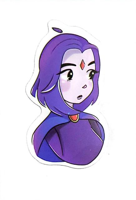 DOPASTICKER Teen Titans Go Robin Starfire Raven Cyborg Beast Anime ...
