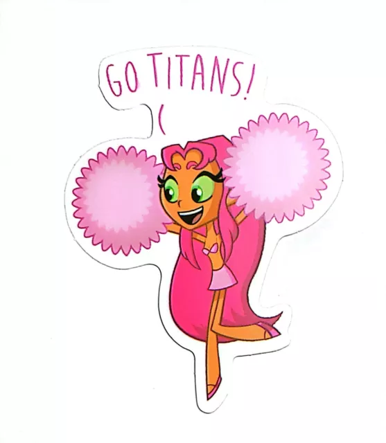 DOPASTICKER Teen Titans Go Robin Starfire Raven Cyborg Beast Anime ...