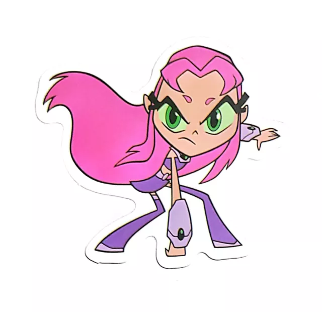 DOPASTICKER Teen Titans Go Robin Starfire Raven Cyborg Beast Anime ...
