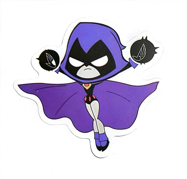 DOPASTICKER Teen Titans Go Robin Starfire Raven Cyborg Beast Anime ...