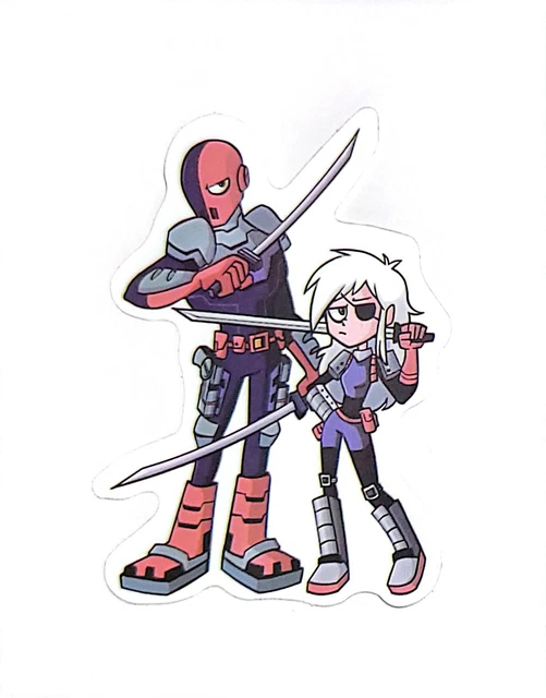 DOPASTICKER Teen Titans Go Robin Starfire Raven Cyborg Beast Anime ...