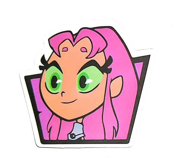 DOPASTICKER Teen Titans Go Robin Starfire Raven Cyborg Beast Anime ...
