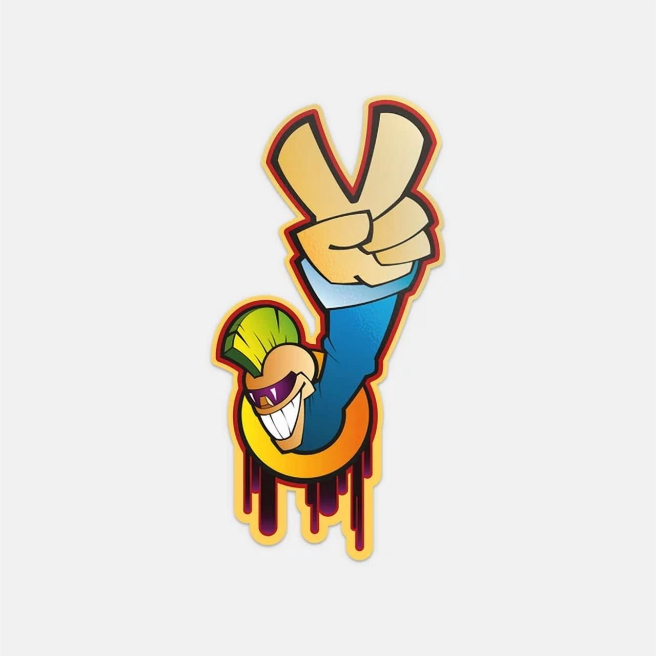 DOPASTICKER Teen Victory Sign Sticker Decal Phone Decal Water Bottle ...