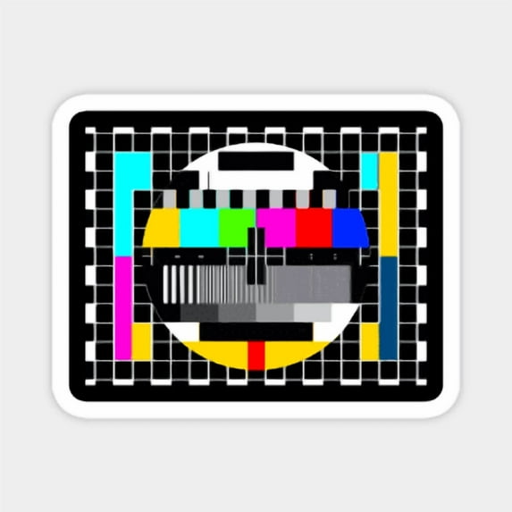 DOPASTICKER Television Test Screen No Signal Decorative Laptop, Phone ...