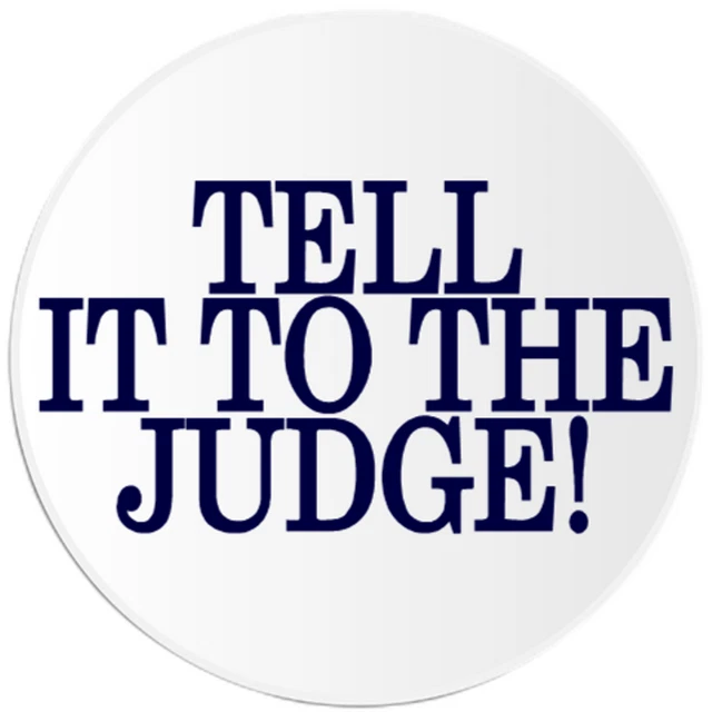 DOPASTICKER Tell It To The Judge Sticker Phone Decal Water Bottle ...