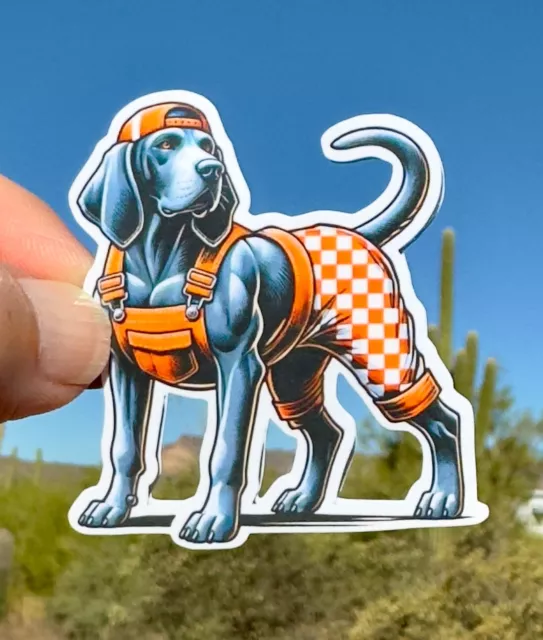 DOPASTICKER Tennessee Coon Hound Sticker, Decal, Football, Overalls ...