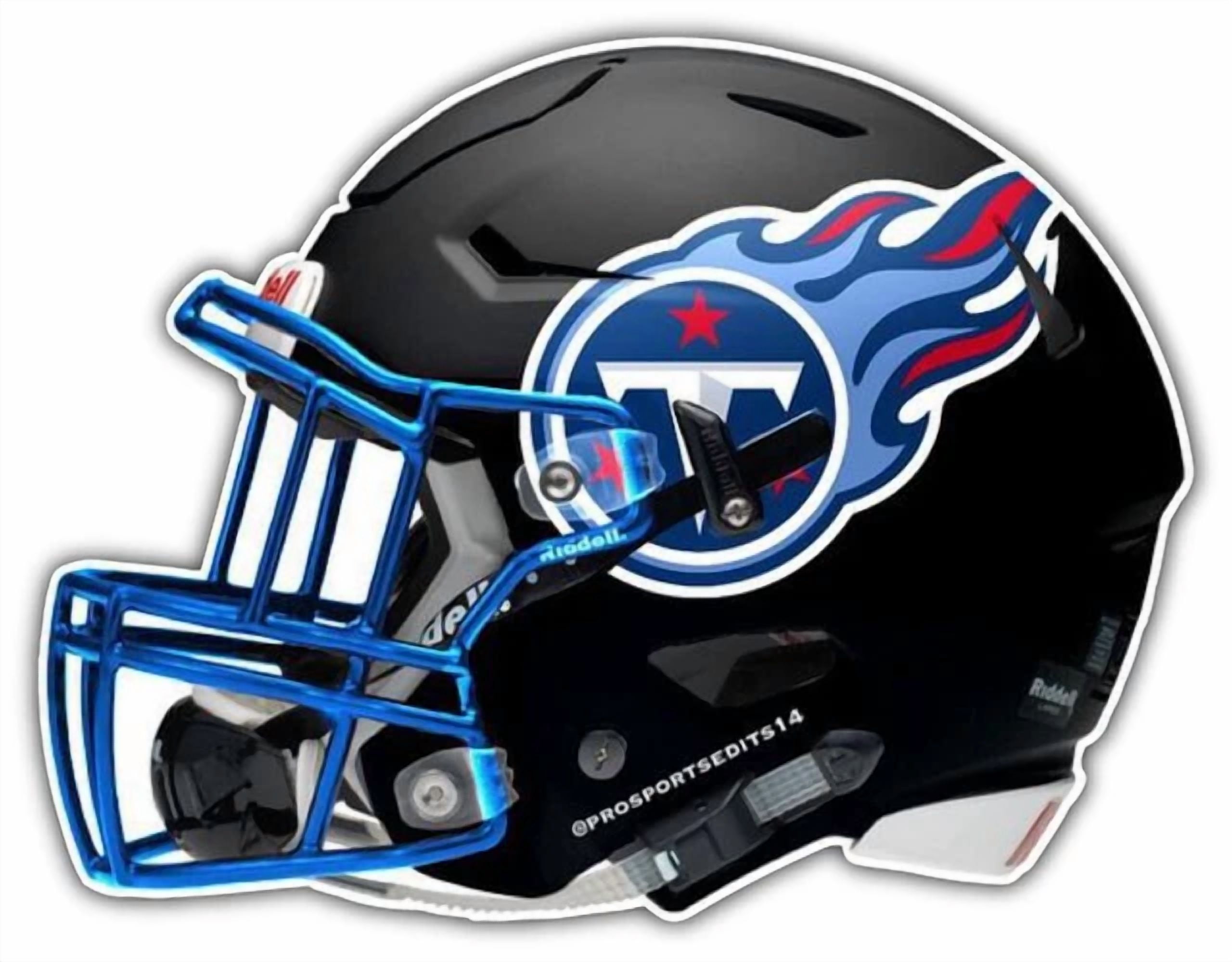 DOPASTICKER Tennessee Titans Football Logo Sport Car Sticker Phone ...
