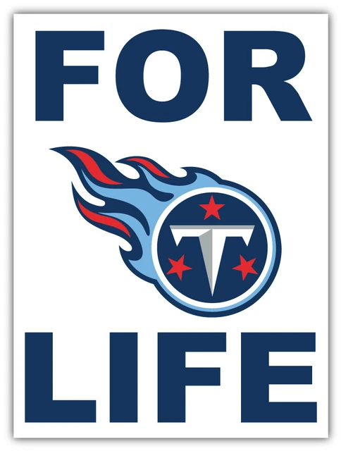 DOPASTICKER Tennessee Titans For Life Sport Car Sticker Phone Water ...