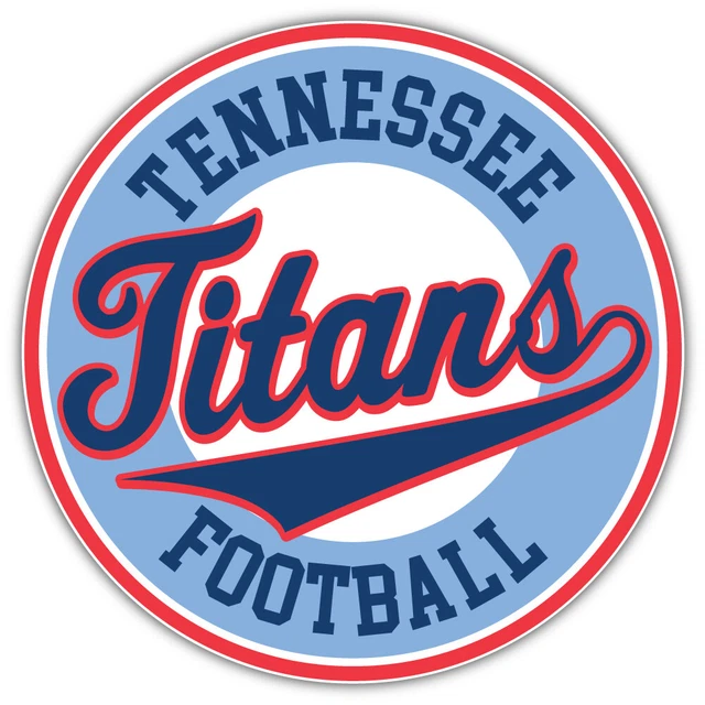 DOPASTICKER Tennessee Titans Sport Logo Car Sticker Phone Water Bottle ...