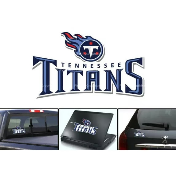 DOPASTICKER Tennessee Titans Sticker Window 5X3, Phone Sticker, Lover ...