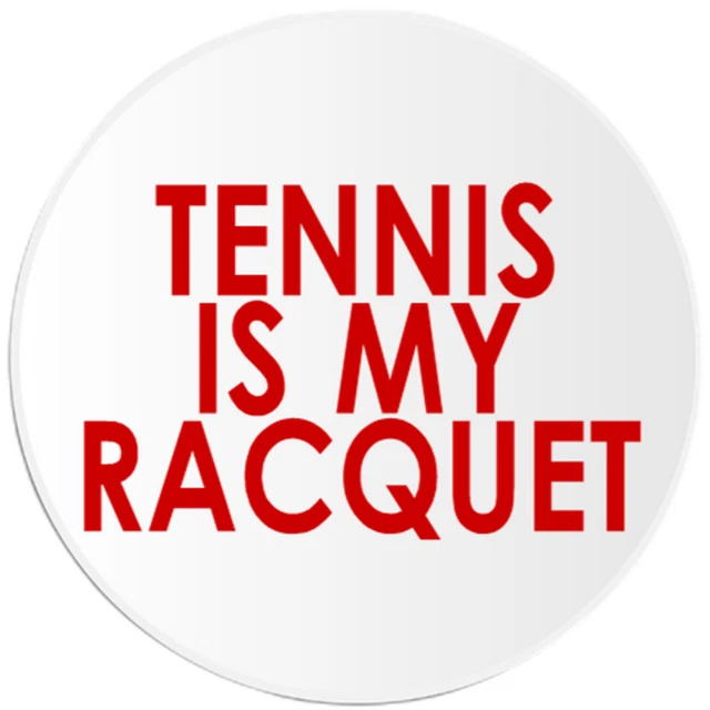 DOPASTICKER Tennis Is My Racquet Sticker, Sports Athlete Phone Decal ...