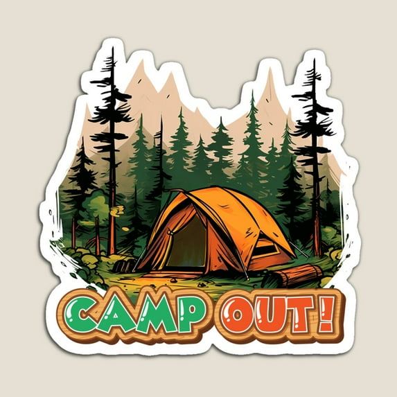 DOPASTICKER Tent Box - Rv Resort - Outdoor Activities Near Me ...