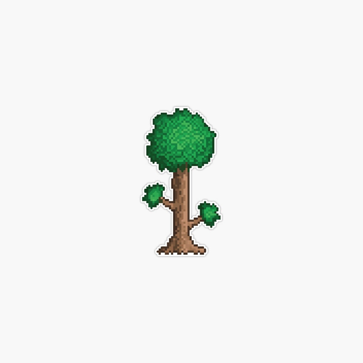 DOPASTICKER Terraria Tree Sticker, Phone Sticker Water Bottle Sticker ...