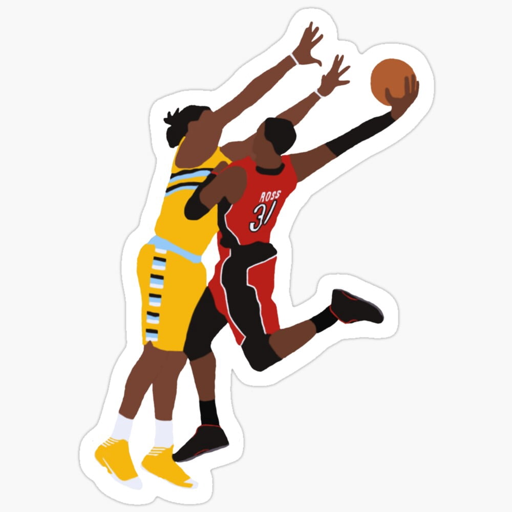 DOPASTICKER Terrence Ross Dunk On Kenneth Faried Sticker Phone Decal ...