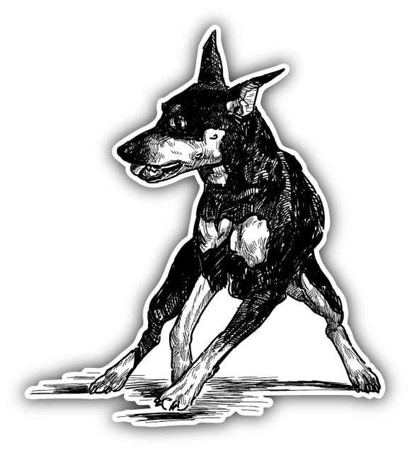 DOPASTICKER Terrier Dog Sketch Sticker Decal Phone Decal Water Bottle ...
